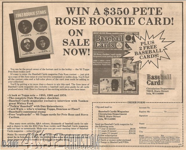 Pete Rose Print Advertisements 1980-